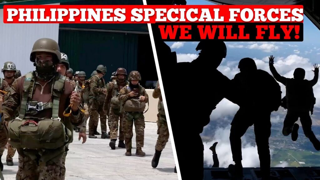 Elite Unit of the Philippine Marine Corps Execute Static and Freefall ...